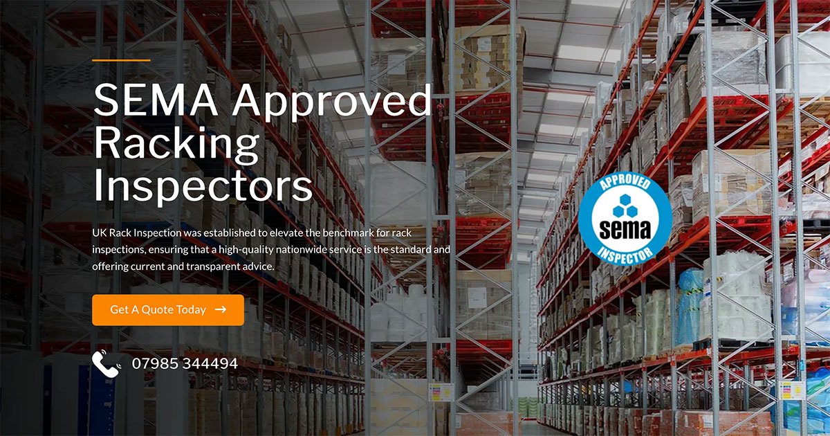 SEMA Approved Racking Inspectors & Training | UK